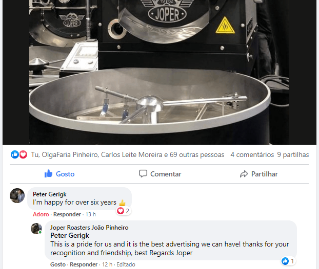 Happy Customers - Joper Roasters