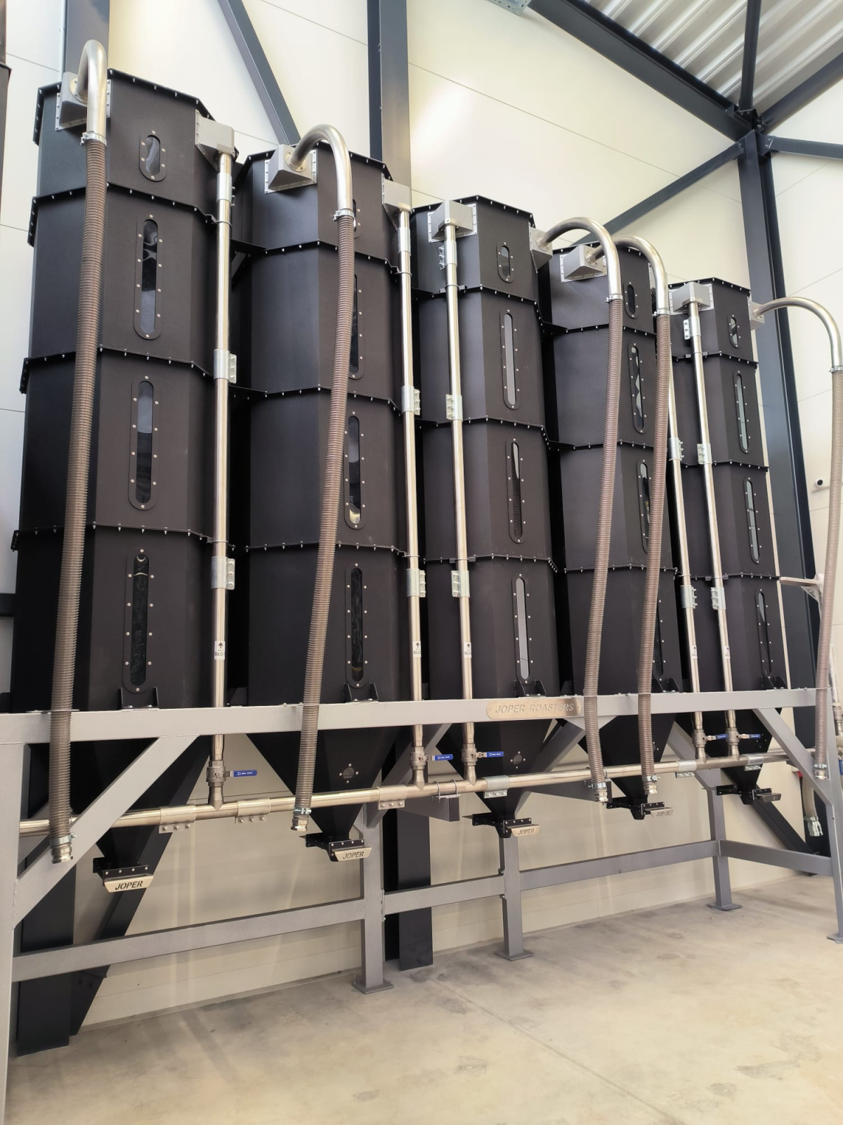 Green Coffee Silos - Joper Roasters